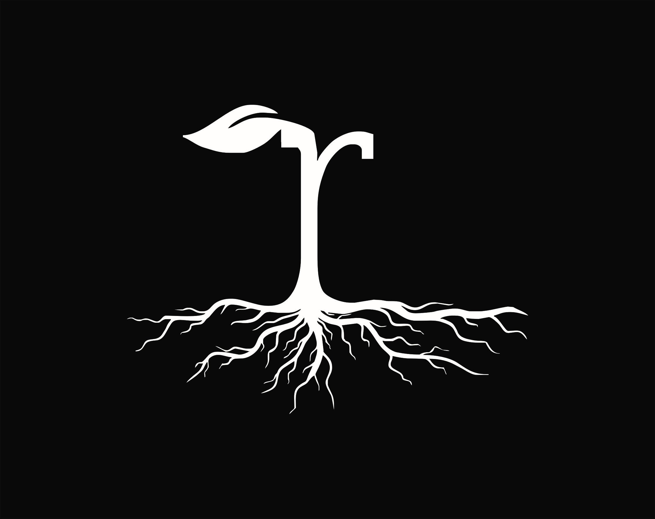 The Rooted Vegan logo