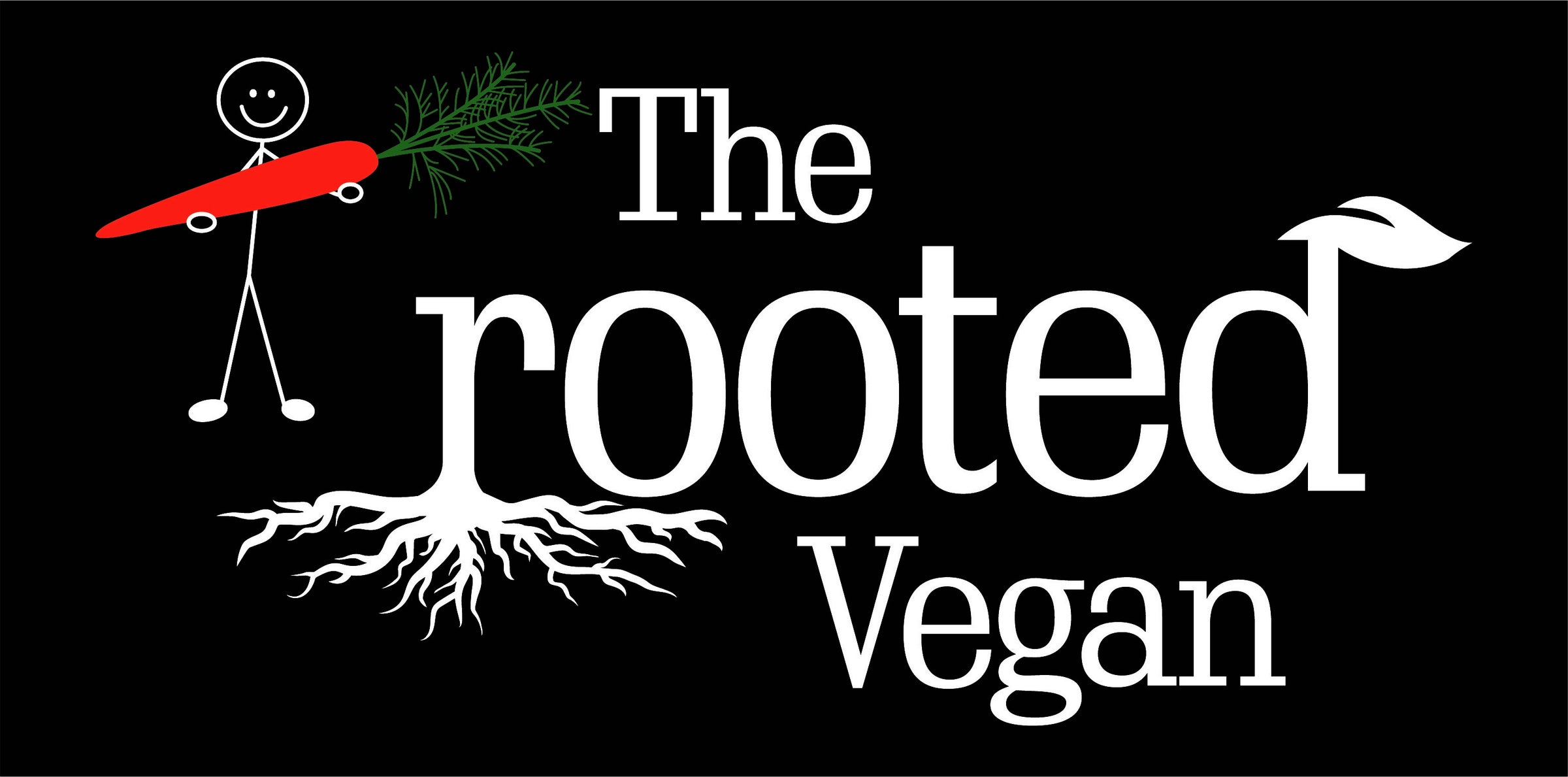 The Rooted Vegan logo